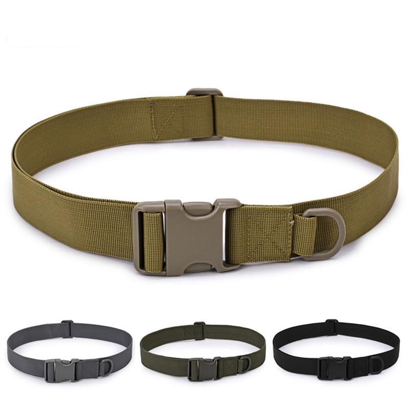 Canvas Belt Outdoor Tactical Training Woven Belt Multifunctional ...