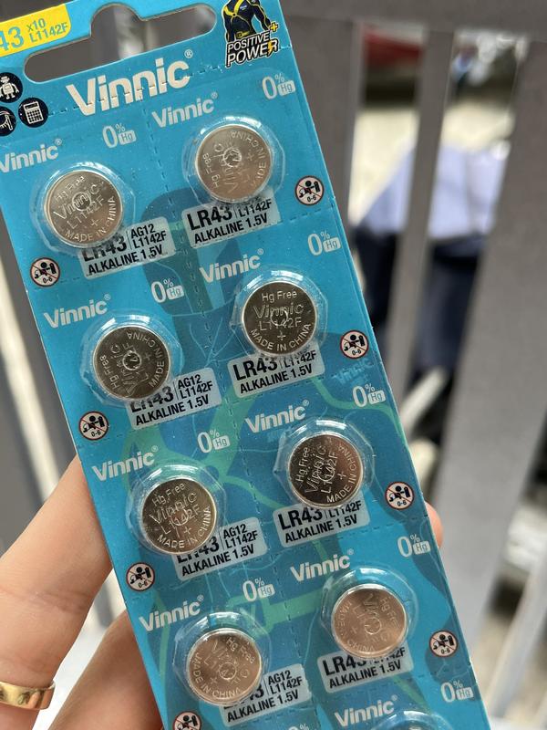 Viên Pin Đồng Hồ AG12 LR43 386 G12A VINNIC 1,5v - TikTok Shop Vietnam