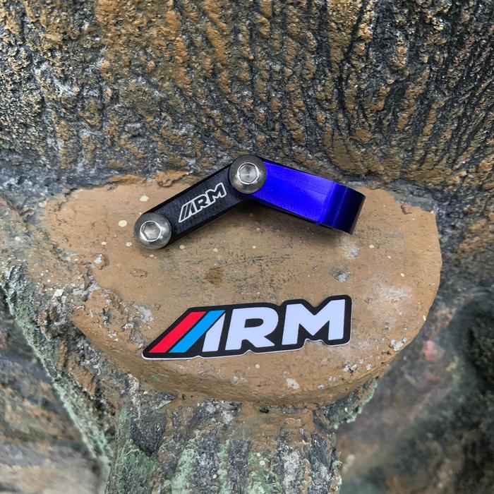 Jual ARM Braket Selang Rem FULL CNC UNIVERSAL Outdoor - HITAM & SILVER ...