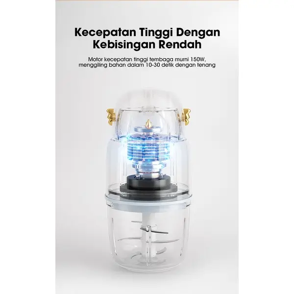 (EKSKLUSIF TOKO.MASBI) Samono 150W Food Chopper Mini Chopper Mpasi ...
