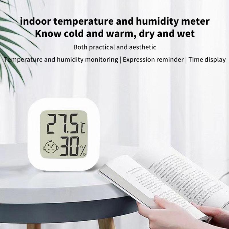 Higrometer Termometer Digital LCD, Meter Kelembapan Suhu Elektronik ...