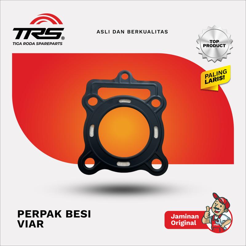 TRS PERPAK BESI CYLINDER HEAD VIAR 150 200 KAISAR RADIATOR - Shop ...