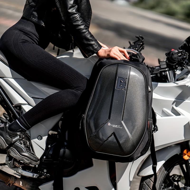 Hard-shell backpack for men riding motorcycles, travel backpack ...