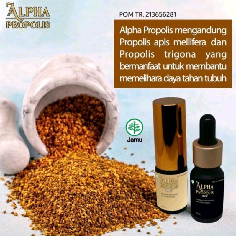 Alpha Propolis isi 1Oml Asli Original Propolis Herbal Multivitamin ...