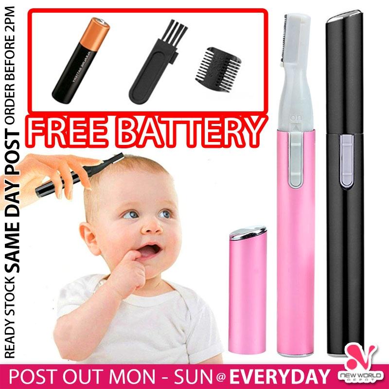 𝟬.𝟮𝗠𝗠 》Baby Hair Shaver Woman Safety Electric Eyebrow Clipper - TikTok ...