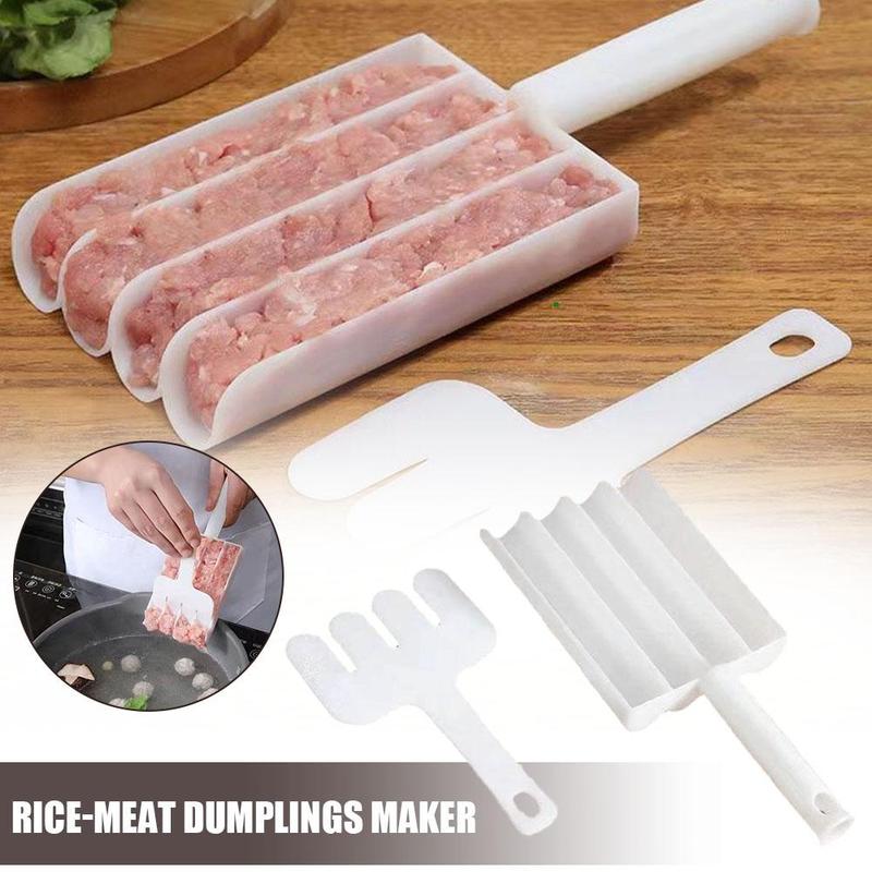 Plastic Triple Meatball Maker Set Rice Ball Maker Meatball F1R6 ...