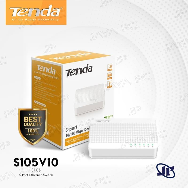 Tenda S105 5-Port Mini Desktop Ethernet Internet Network Switch - Shop ...