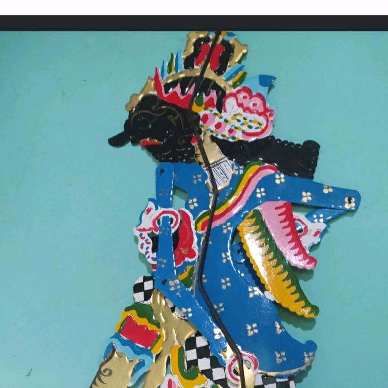 wayang kulit kertas Batara Bayu 60 cm - Shop | Tokopedia