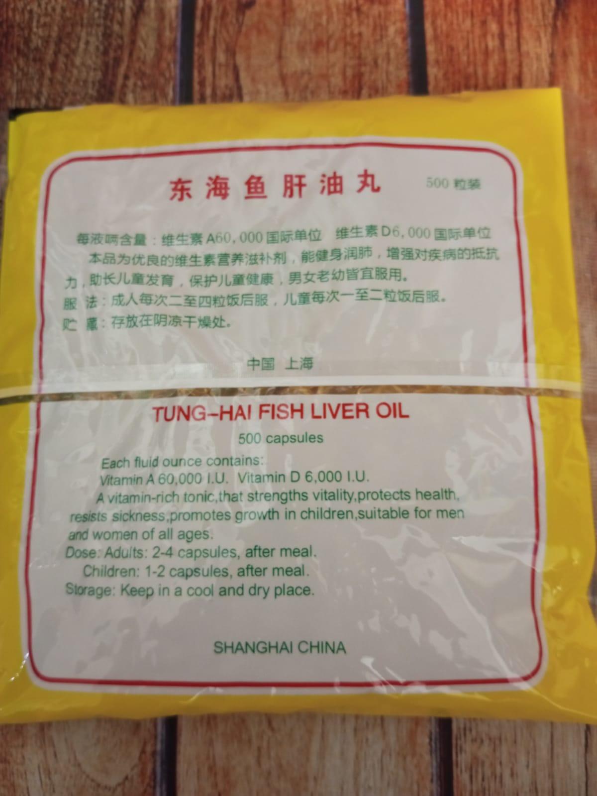 Tunghai Fish Liver Oil 500 c4psule - Shop | Tokopedia