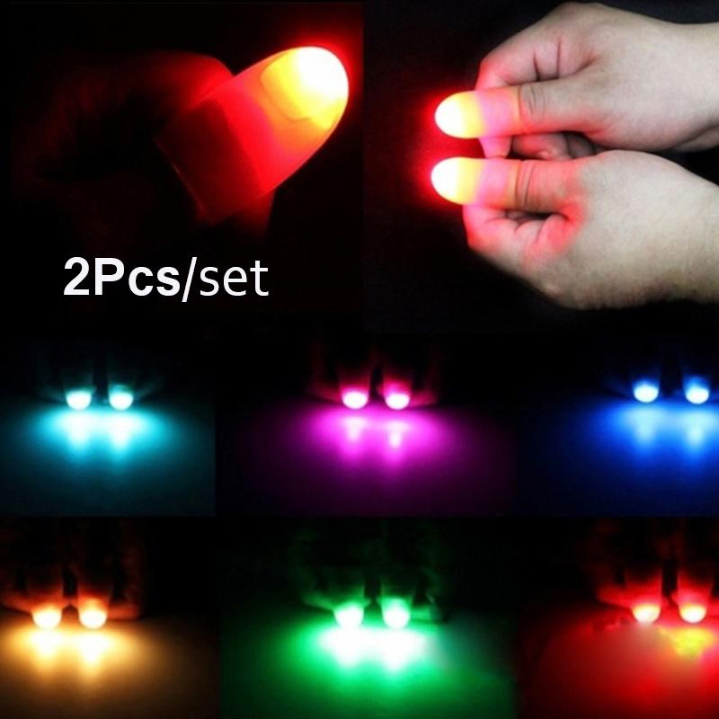 2pcs/set Magic Thumbs Light Toys for Adult Magic Trick Props - TikTok ...