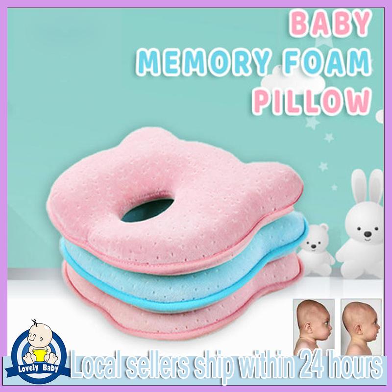 Baby Memory Foam Pillow Cotton Breathable Infant Head Shapin - TikTok ...