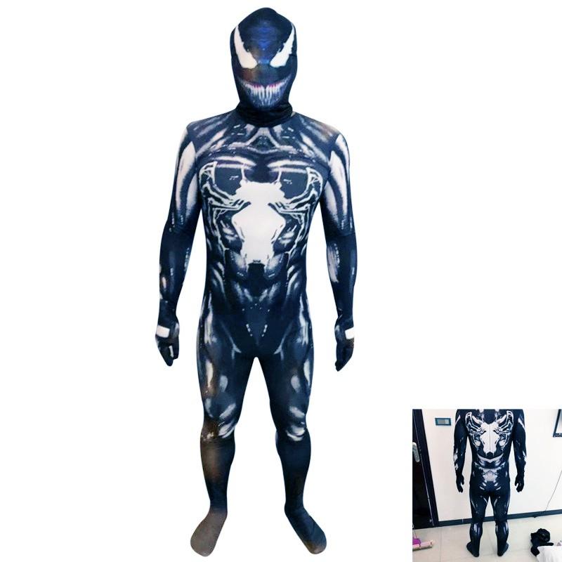 Cosplay Venom Costume Tights Zentai Spider Suit Kid Boy Adul - TikTok ...