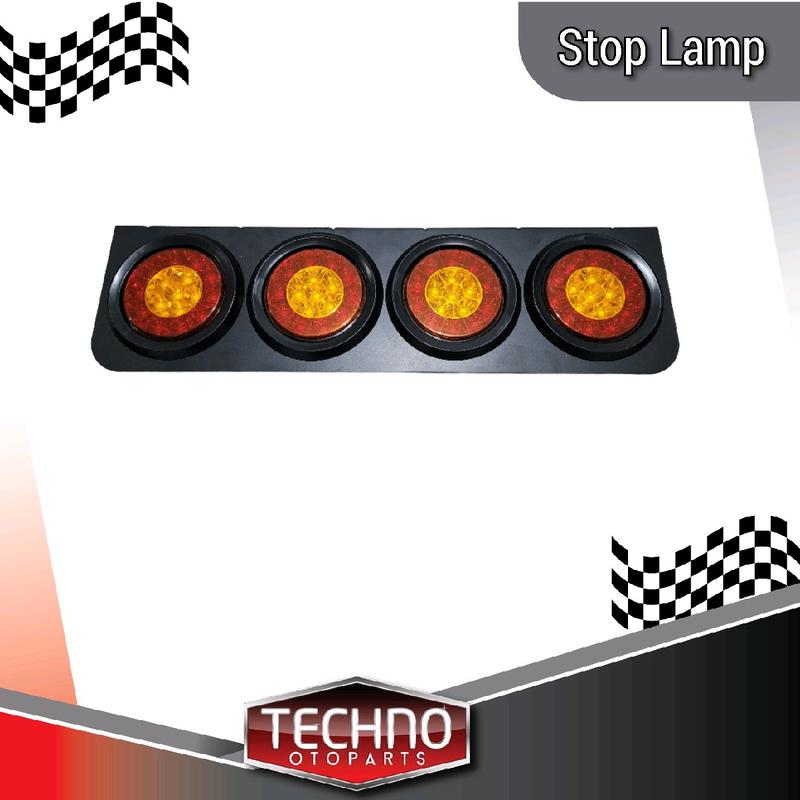 Lampu Led Rem Stop lamp Stoplamp Bak Truk 24v 402 Universal 1pcs - Shop ...