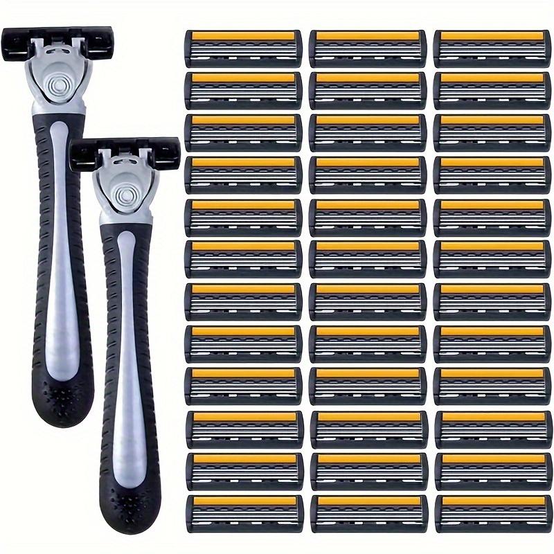 3-Layres Travel Safety Razors, Manual Shaving Razors, Blade Razors ...