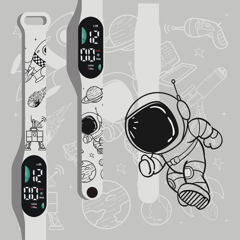 JAM TANGAN ANAK CEWE COWO LED DIGITAL TOUCH SCREEN KARAKTER - Shop | Tokopedia