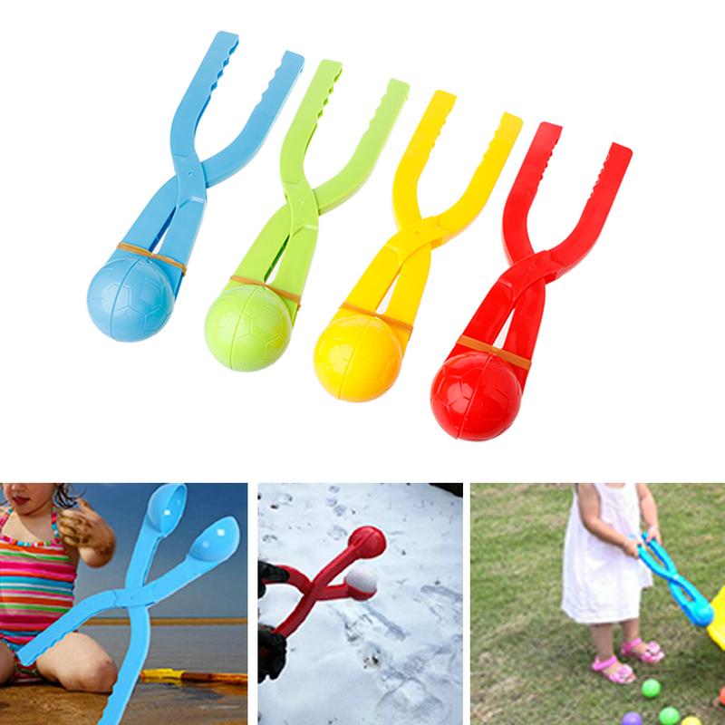 Kids Plastic Thickened Snowball Maker Clip Pliers Former Fights ...