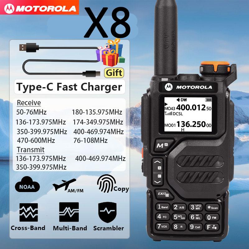 Bộ đàm Motorolla Walkie Talkie X8 Máy bộ đàm cầm tay tầm xa 10 - TikTok ...