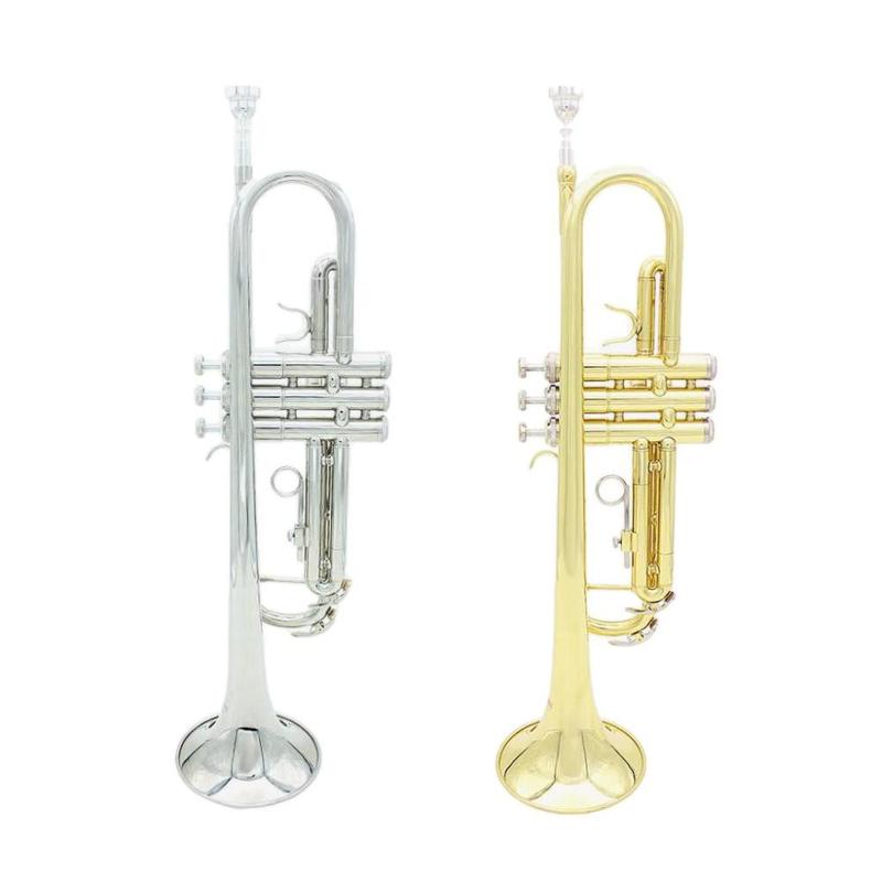 Professional Brass Bb Trumpet, with Storage Bag Mouthpiece Strap ...