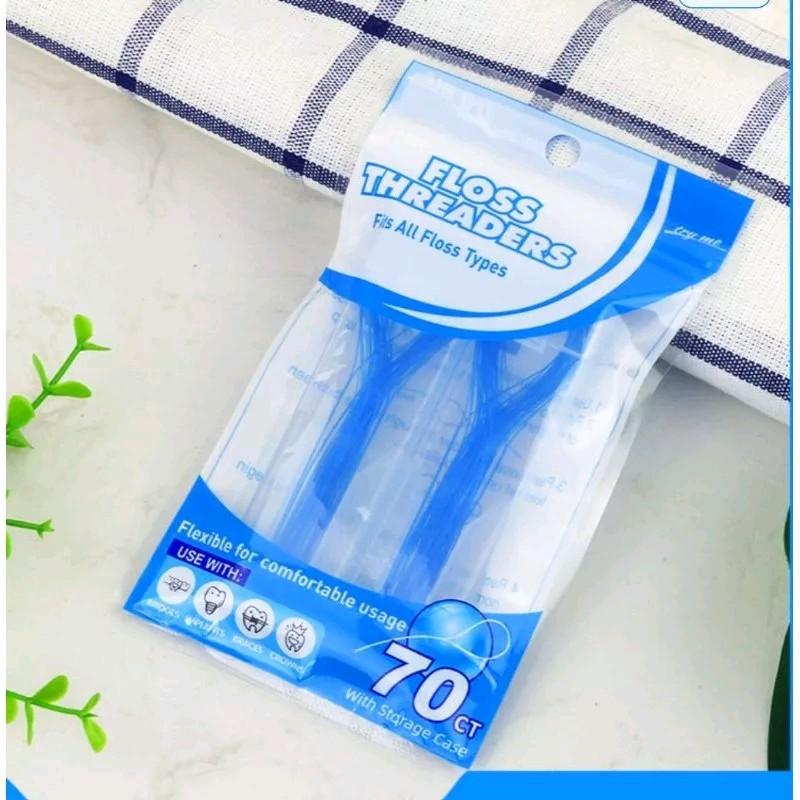 Dental Floss Threader for Bridge and Braces Oral - TikTok Shop Philippines