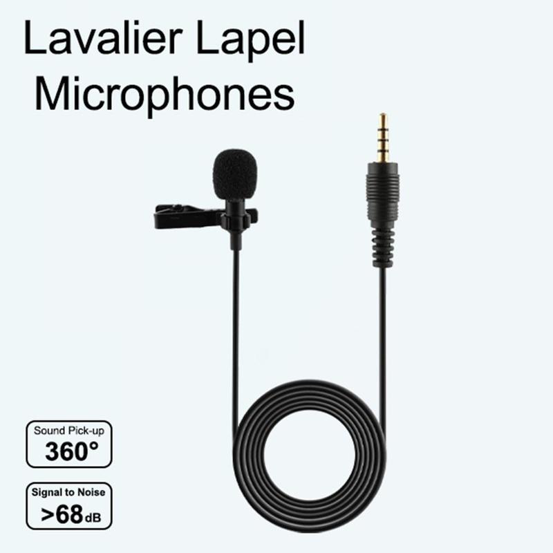 Mini Microphone, Recording & Live Broadcast, Collar Mic, Metal. Small ...