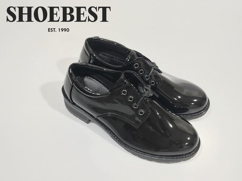 ShoeBest Black Leather Police Shoes for Women " Robin" 47401 - TikTok ...