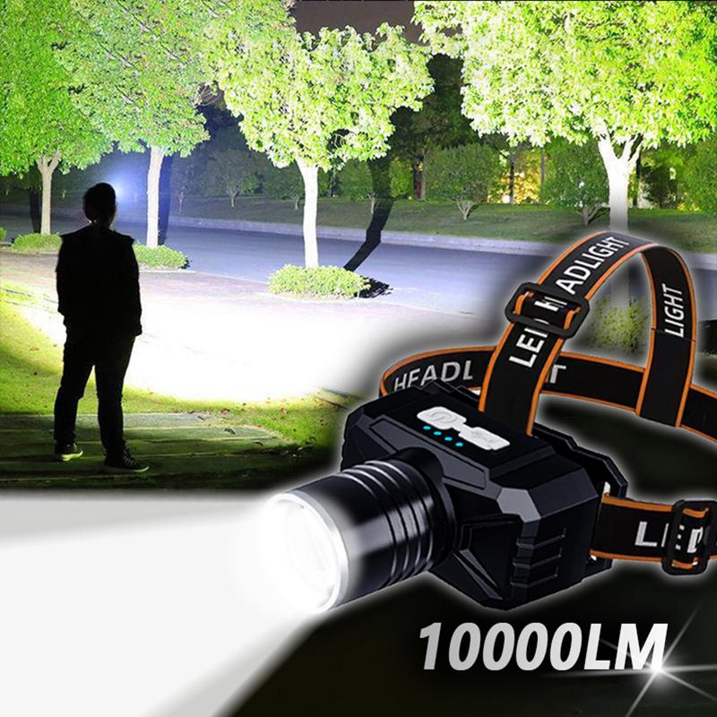 Headlamp Flashlight Headlamp USB Rechargeable, Adjustable Headlamp ...