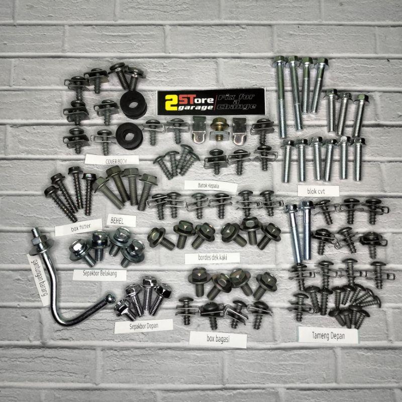 Baut Body Mio Sporty Fullset/Baut Yamaha Mio Sporty Mio Smil - Shop ...