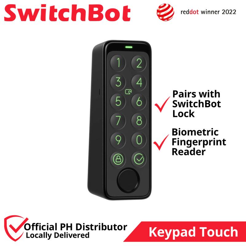 SwitchBot Keypad Touch - Bluetooth & WiFi enabled (Hub Required ...