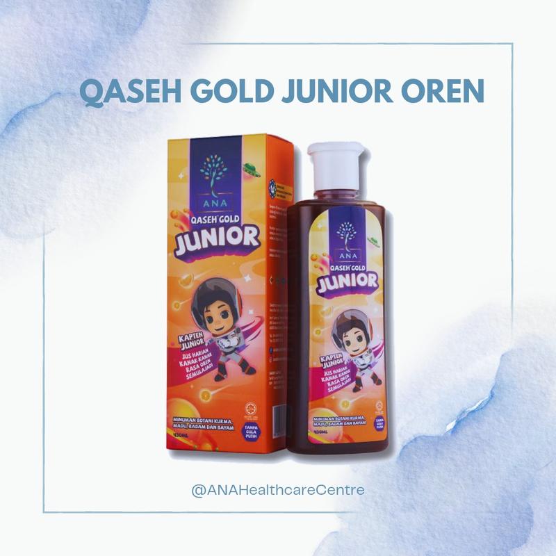 QASEH GOLD JUNIOR OREN Fruity Juice Sugar Free - TikTok Shop Malaysia