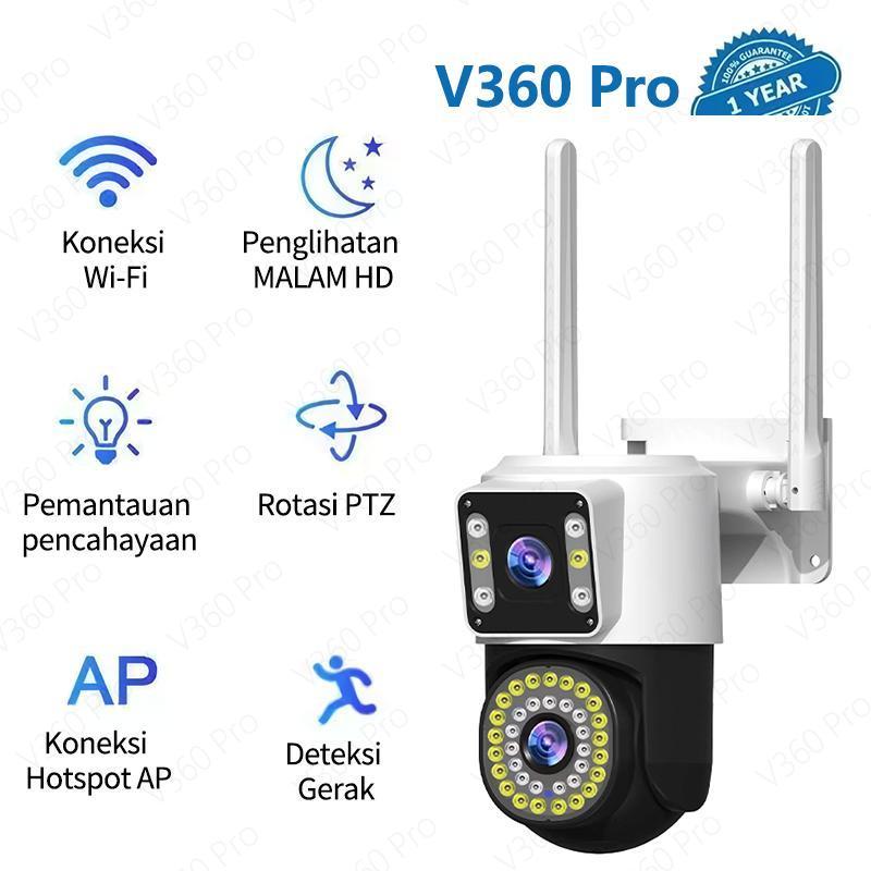 V360 PRO Kamera Dual lens CCTV HD 2.4GHZ WiFi Outdoor IP66 waterproof ...