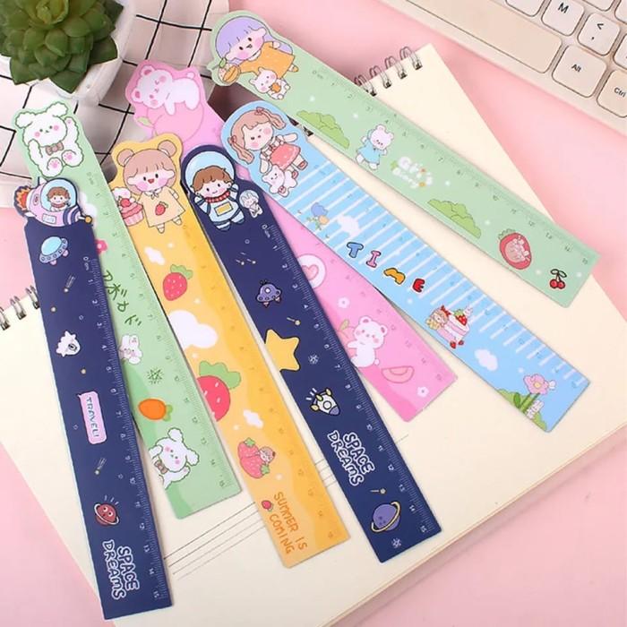 Promo 【GFY】 PENGGARIS MAGNET FLEXIBLE LUCU GARISAN IMUT MOTIF CARTOON ...