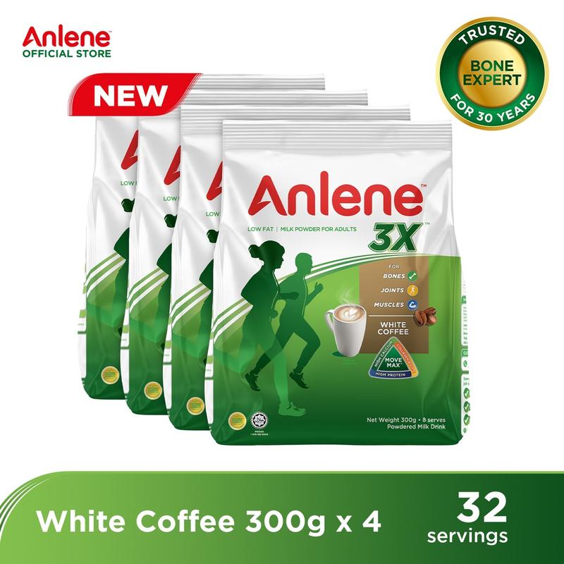 Anlene 3X Milk Powder White Coffee 300G x4 - TikTok Shop Philippines