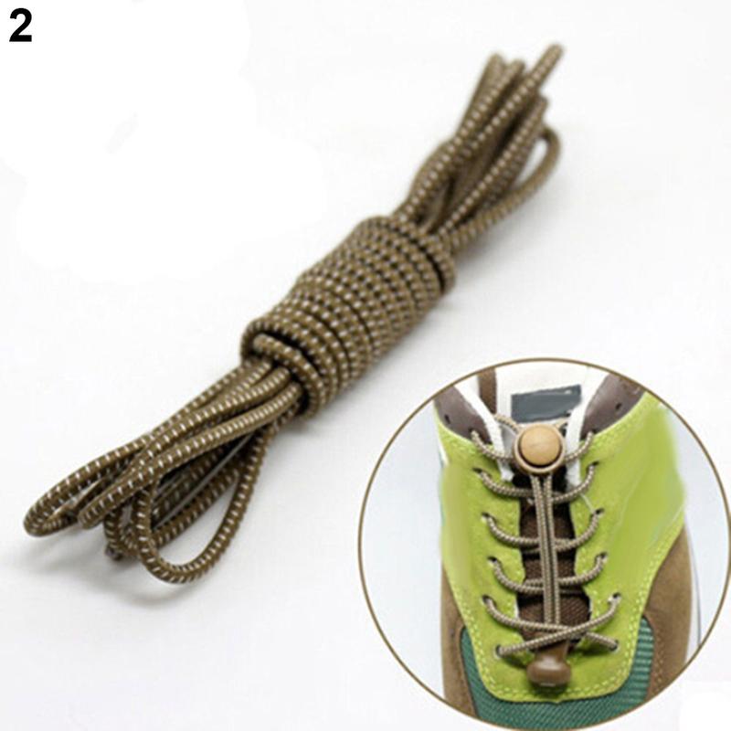 [Fa] 1 Pair Unisex Elastic Locking Shoe Laces Running Traine - TikTok ...