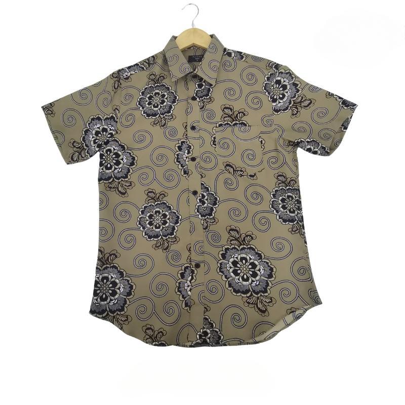 Baju Batik, Slim-fit, Rekaan Corak Bunga EleganKraf Khas untuk - TikTok ...