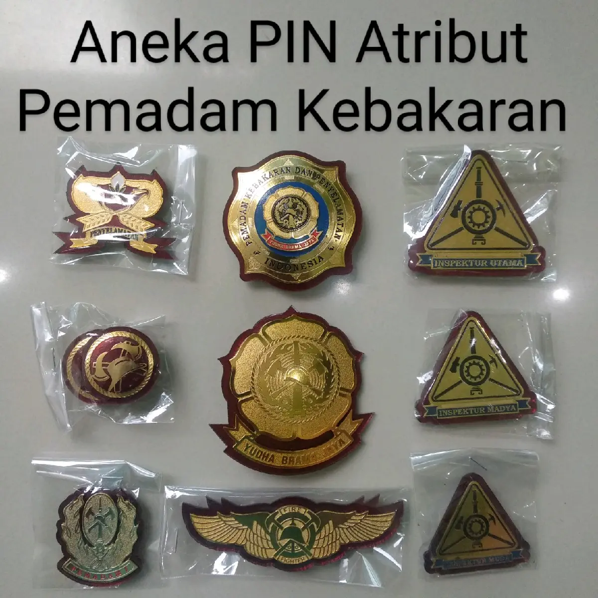Pemadam Kebakaran Atribut Aneka PIN Logam clips bros - Shop | Tokopedia