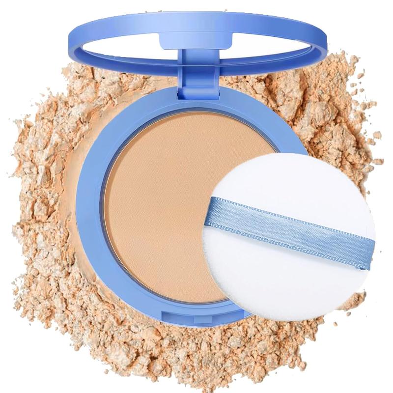 Oil Control Face Pressed Powder,Matte Smooth Flawless Settin - TikTok Shop