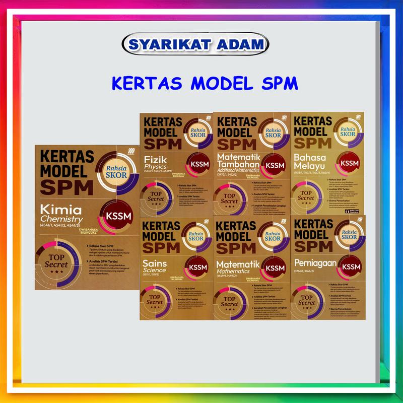 [ADM] KERTAS MODEL SPM RAHSIA SKOR KSSM - TikTok Shop Malaysia