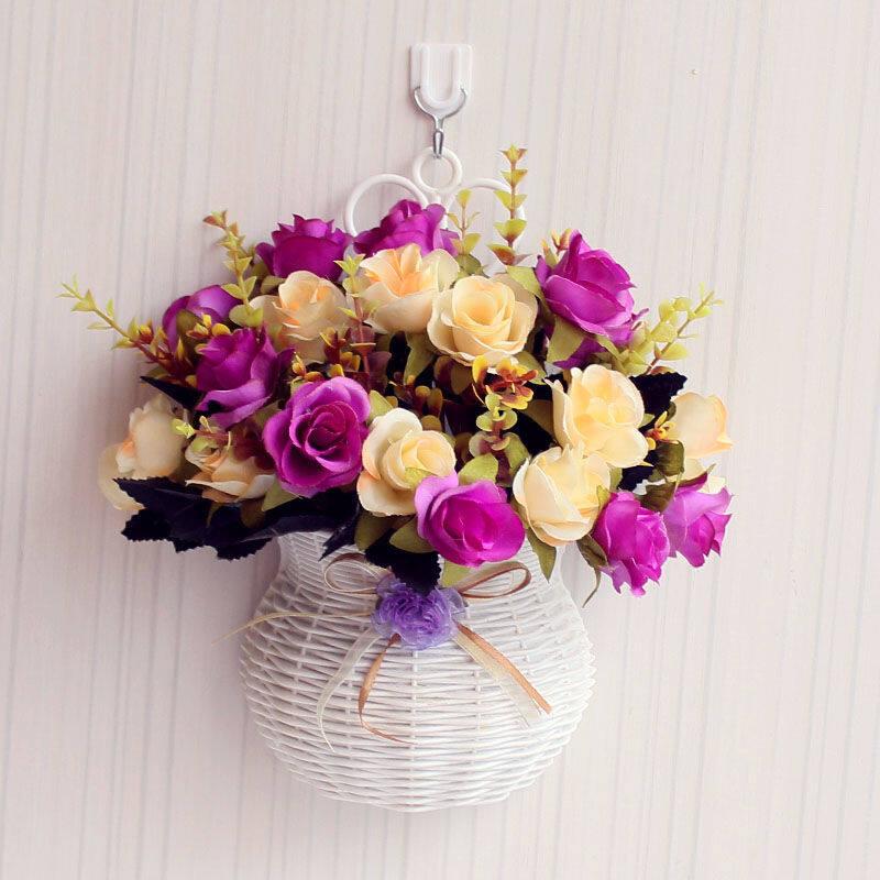 Set bakul bunga tiruan yang dipasang di dinding, bunga hiasa - TikTok ...