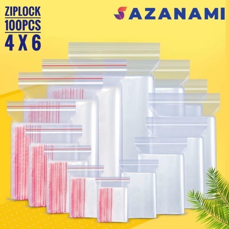 5 PACK - PLASTIK ZIP LOCK 4 X 6 PLASTIK KLIP ZIPLOCK CLIP 4 - Shop ...
