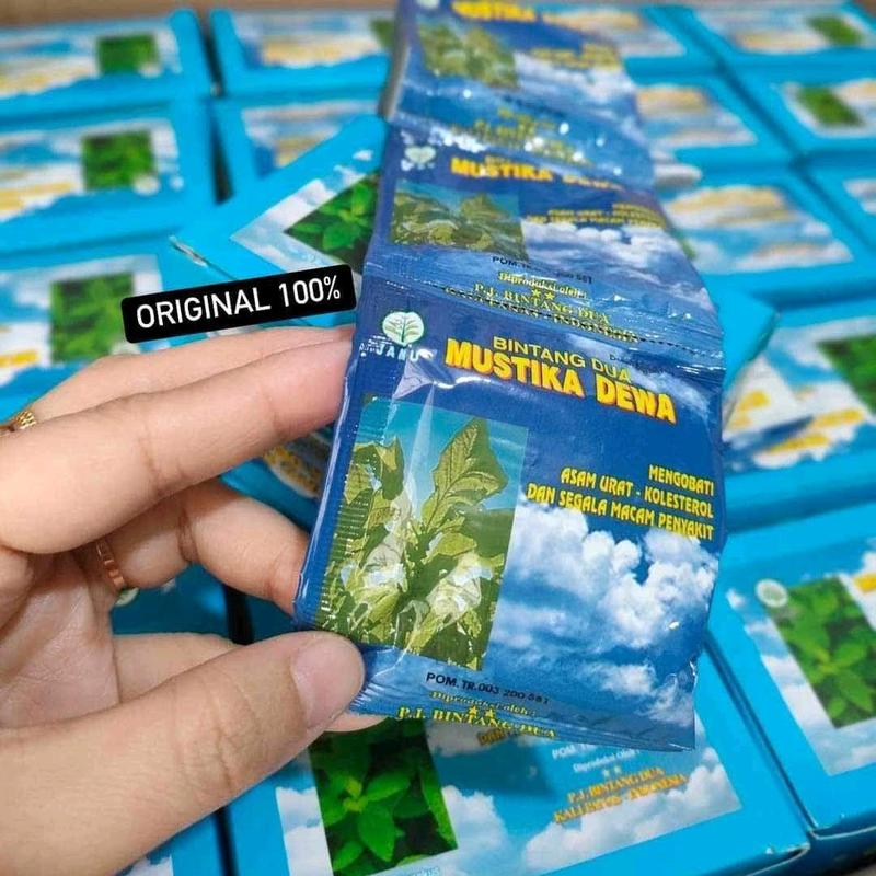 mustika dewa Bintang dua 100% original no tread powder/tea - TikTok ...
