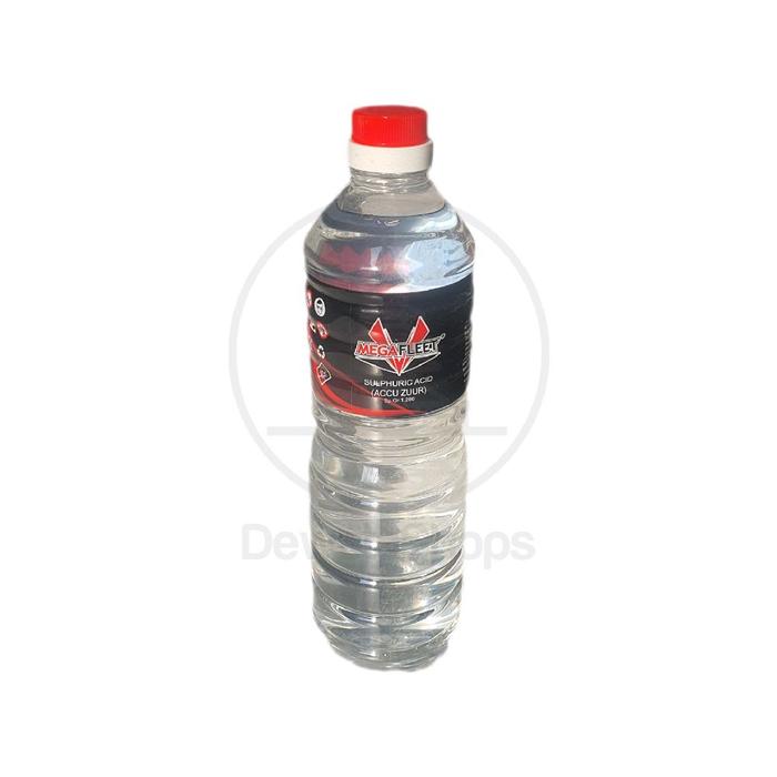 Jual Air Zuur (Isi Aki Baru H2SO4) MEGAFLEET 1L Botol / Dus (@12 Botol ...