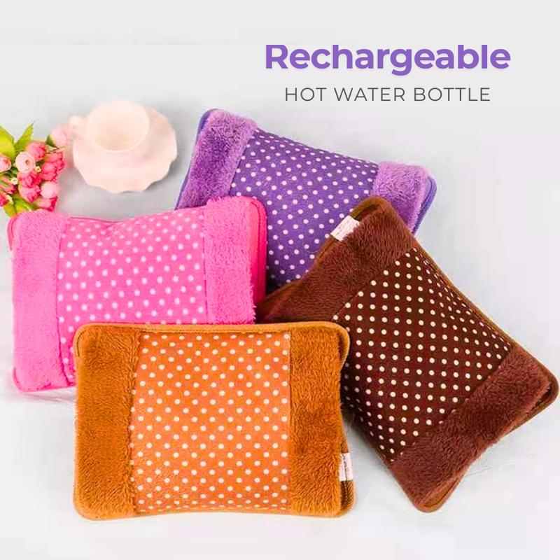 Rechargeable Hand Warmer Hot Water Bag Heating Pad Massage Pain ...