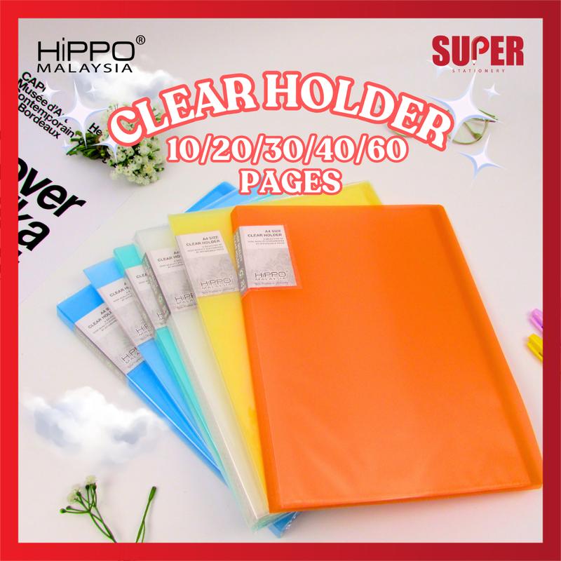 [super stationery] HIPPO A4 BUKU FAIL LUTSINAR 10/20/30/40/6 - TikTok ...