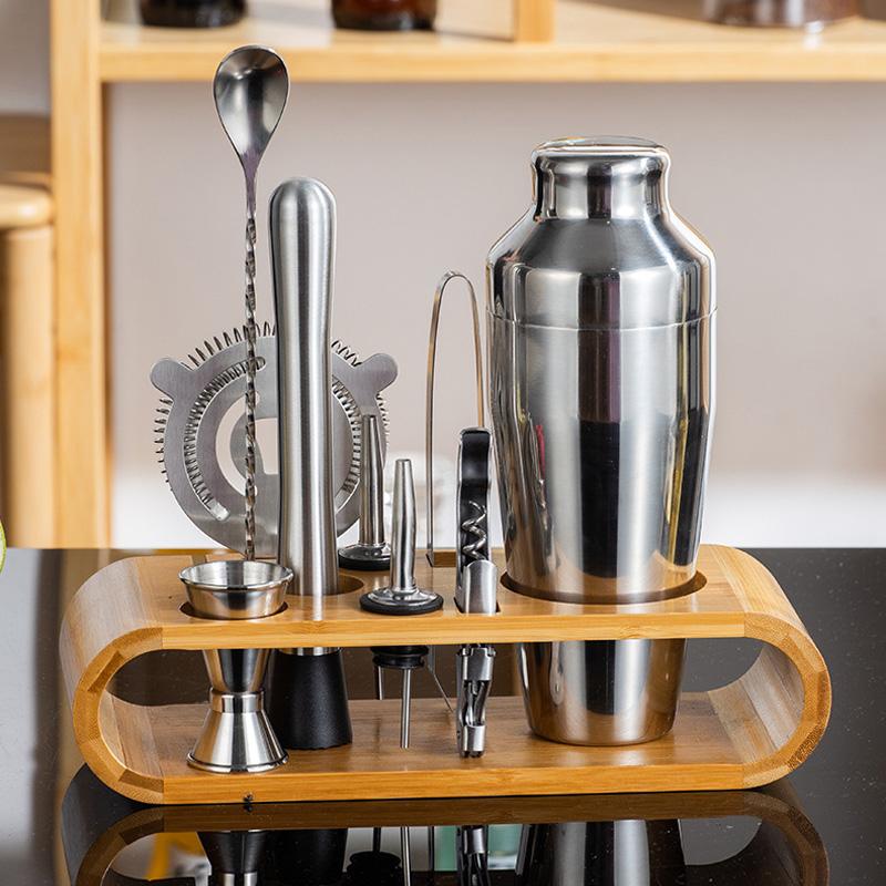 Cocktail Cocktail Set Bar Accessories Set of Fashionable Bamboo ...