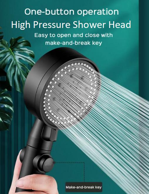 Multifunctional Shower Head Five Adjustable Speed High Pressure ...