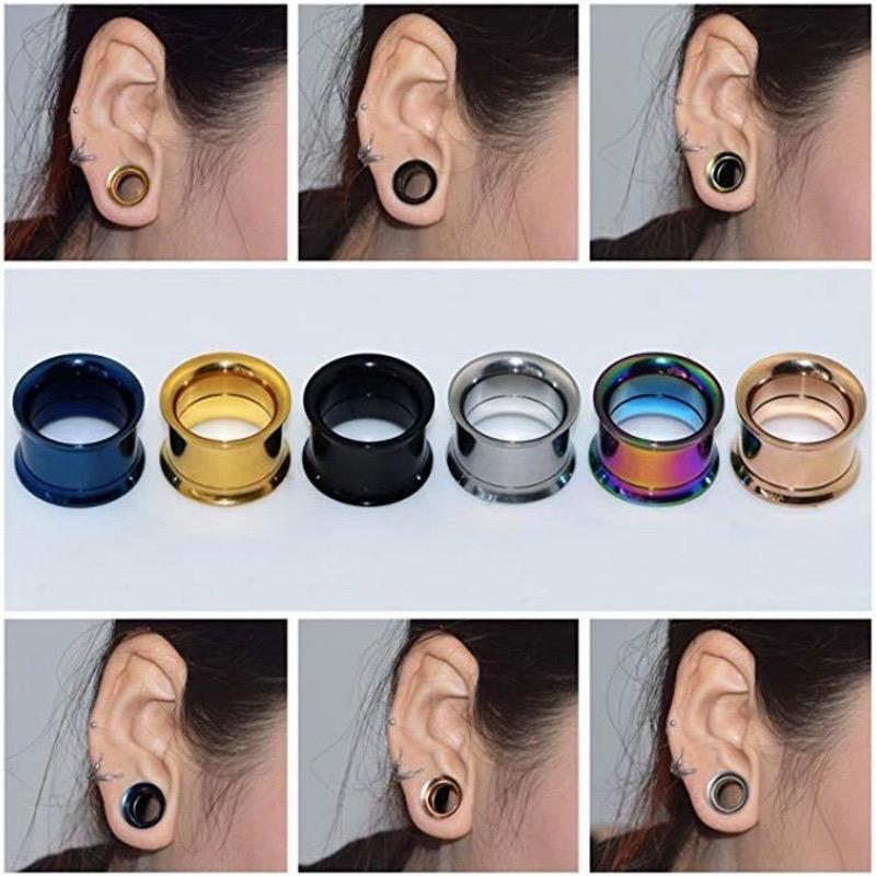 Ear plug anting pearcing tindik titanium anti karat piercing telinga ...