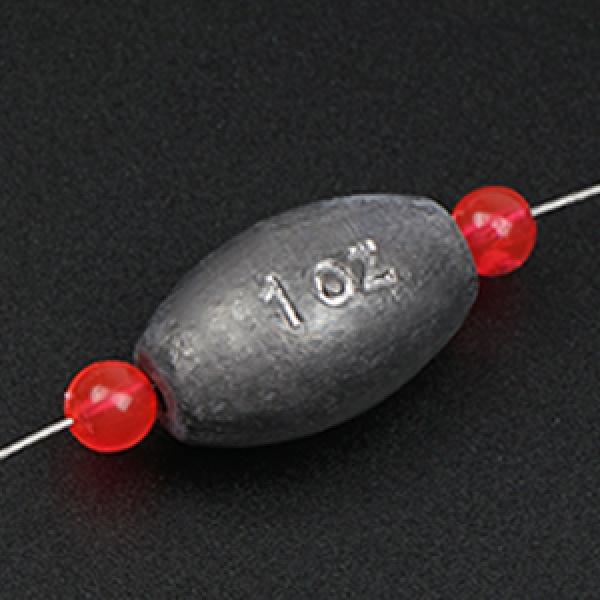 5 Sinkers Weight: 1/2oz, 3/4oz, 1oz, 3/2oz, 2oz. Different sizes to fit ...