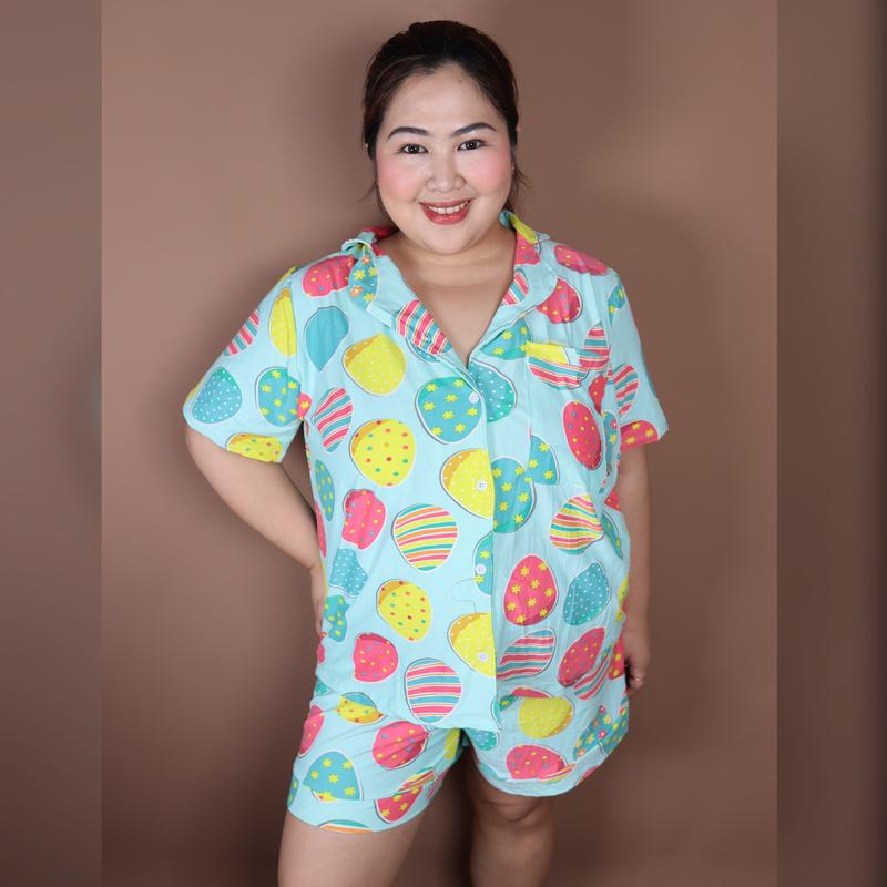 Hannah plus size polo blouse and short coordinates fits 2xl - TikTok ...