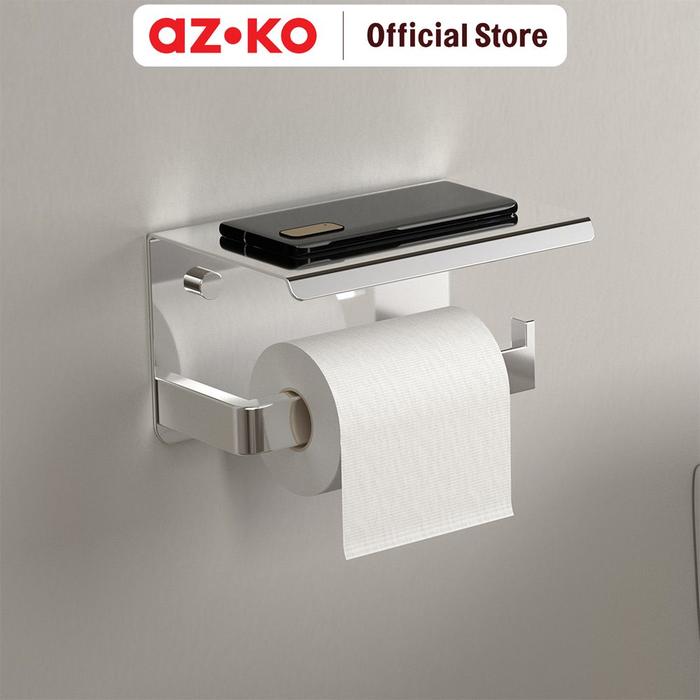 Promo AZKO Acroz Dispenser Tisu Toilet Dengan Tempat Handphone Classic ...