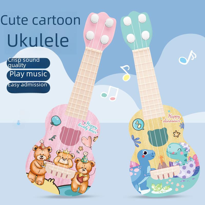 Mainan Gitar Dinosaur Kartun Ukulele, Untuk Kanak-kanak, Ala - TikTok ...
